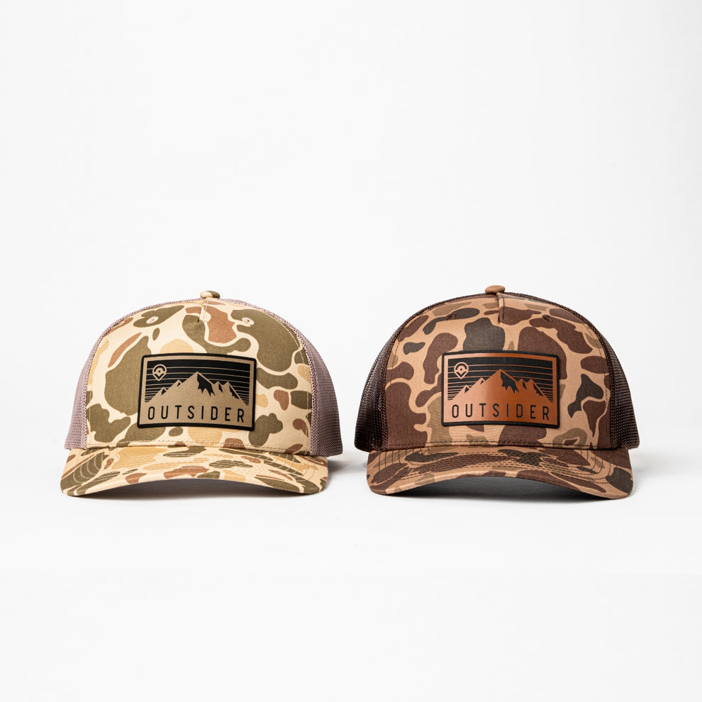 Duck Camo Hat with Outsider Logo | Adjustable Snapback | Outsider ...