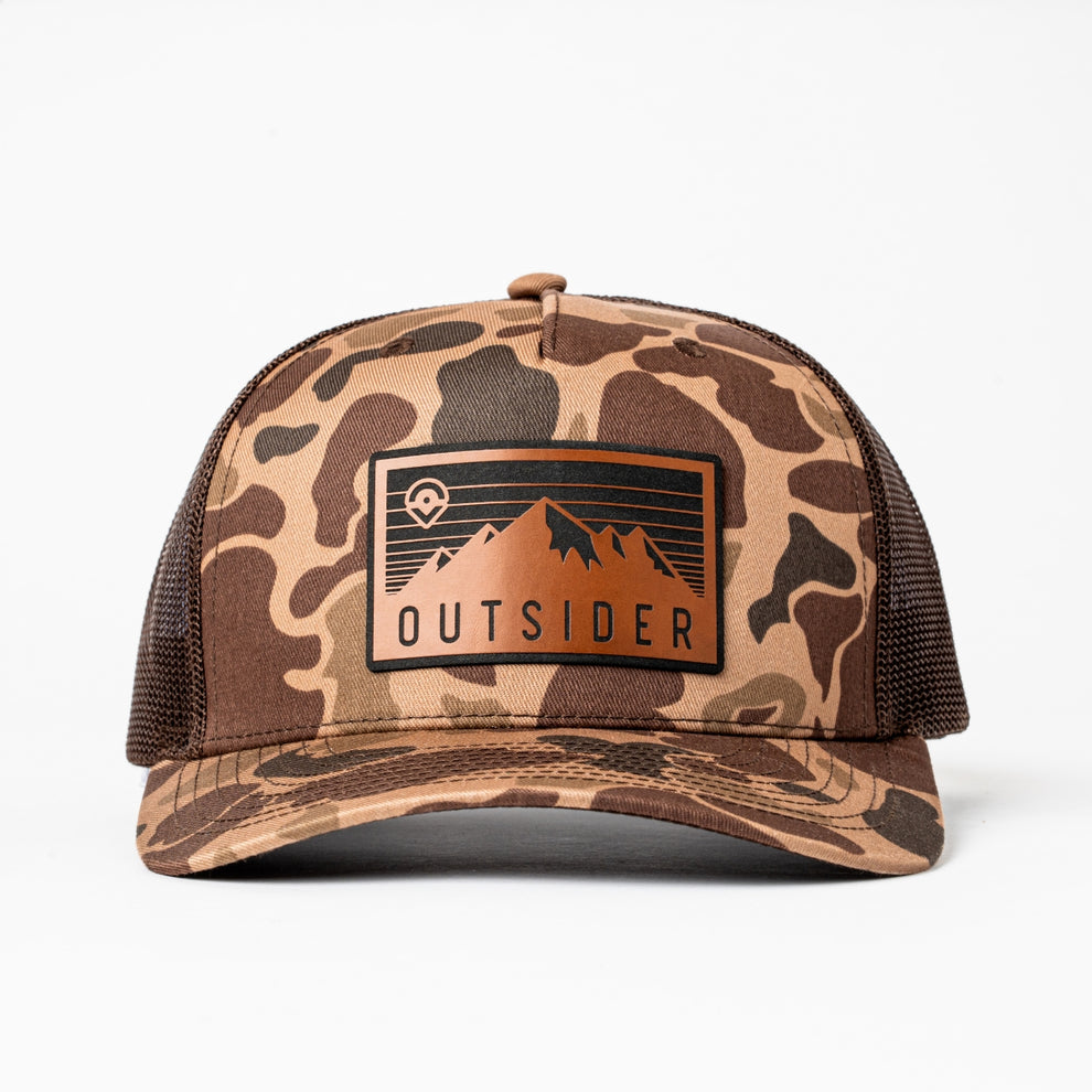 Duck Camo Hat with Outsider Logo | Adjustable Snapback | Outsider ...