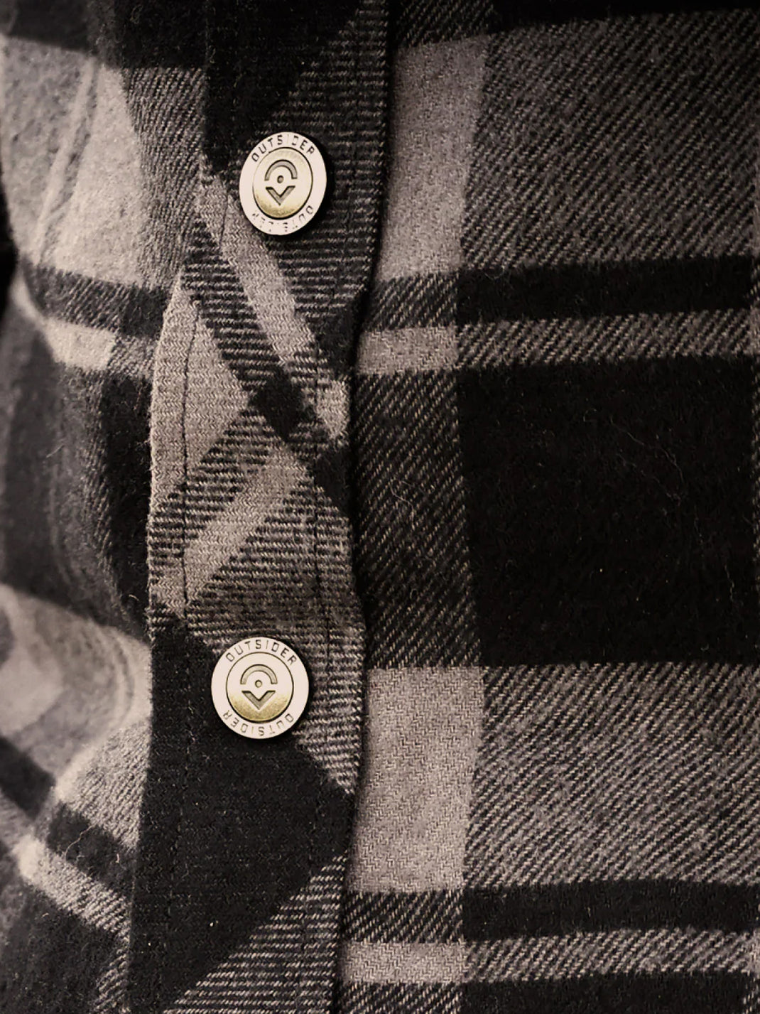 Outsider Location Hoodie Sweater in Black with White Accents – Outsider.com