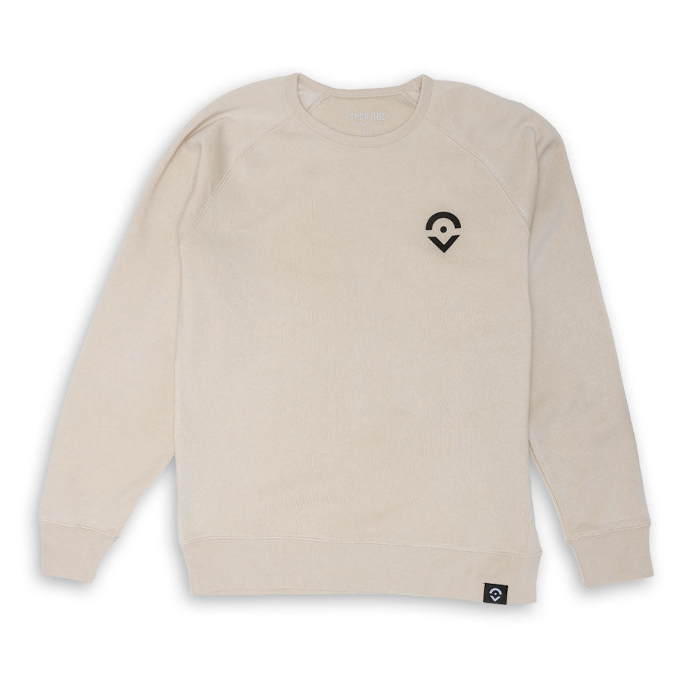 The Mark Crew Neck Sweatshirt - Bone | Outsider | Unisex Sweater